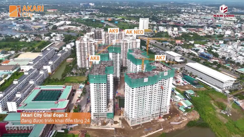 Cập nhật tiến độ xây dựng tháp AK NEO AKARI CITY tháng 09/2023